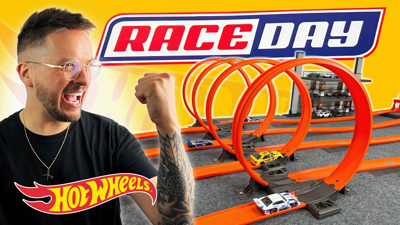 Hot Wheels DRAG LOOP Premium Racing Review (+ Bonus Race) - YouTube