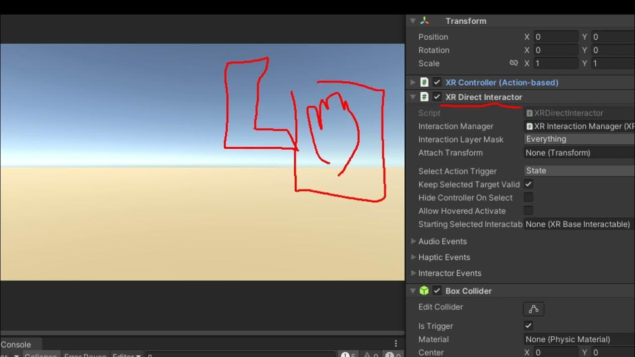 [Unity3D VR Development] 37. VR - Gunfire, Teleportation Conflict - YouTube