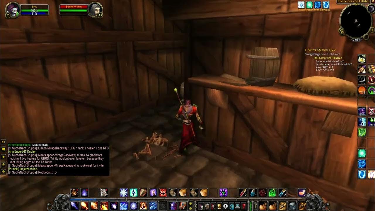 Kampf Um Hillsbrad Battle Of Hillsbrad Wow Classic Youtube