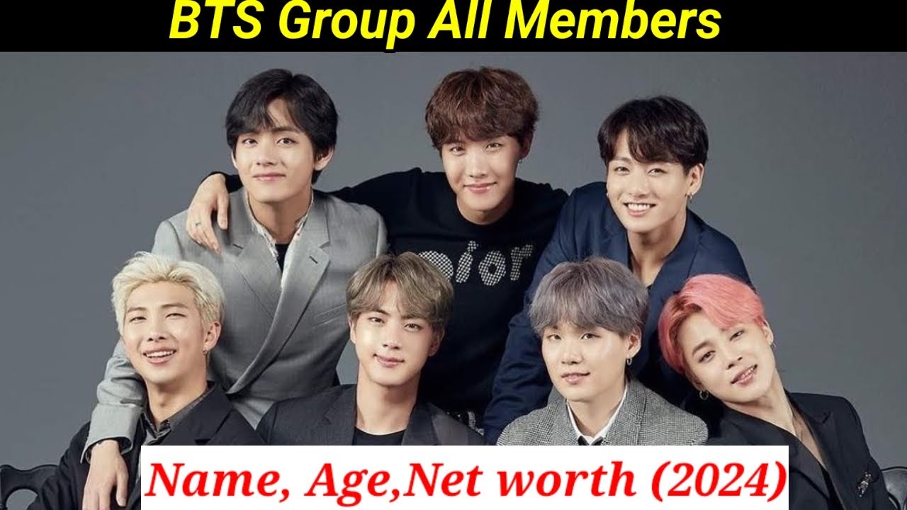 BTS Group All Members Real Name, Age(2024), Net worth (2024)|BTS ...
