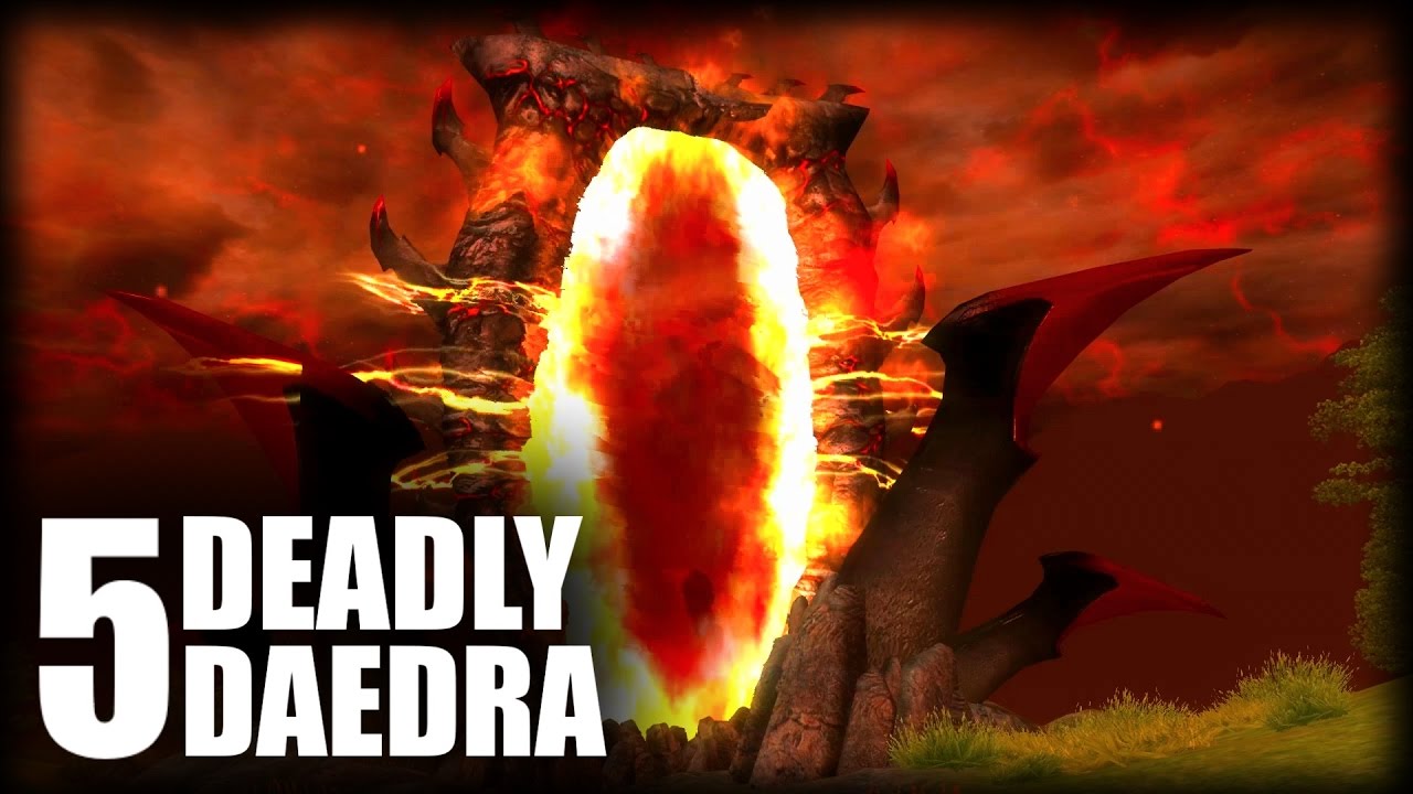 Skyrim - 5 Deadly Daedra - Elder Scrolls Lore - YouTube