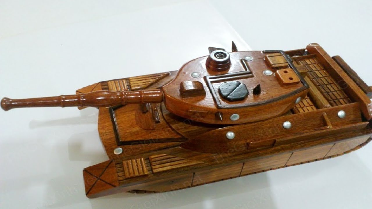 Making Military Tanks With Very Good Wooden - Wood Carving Art - YouTube