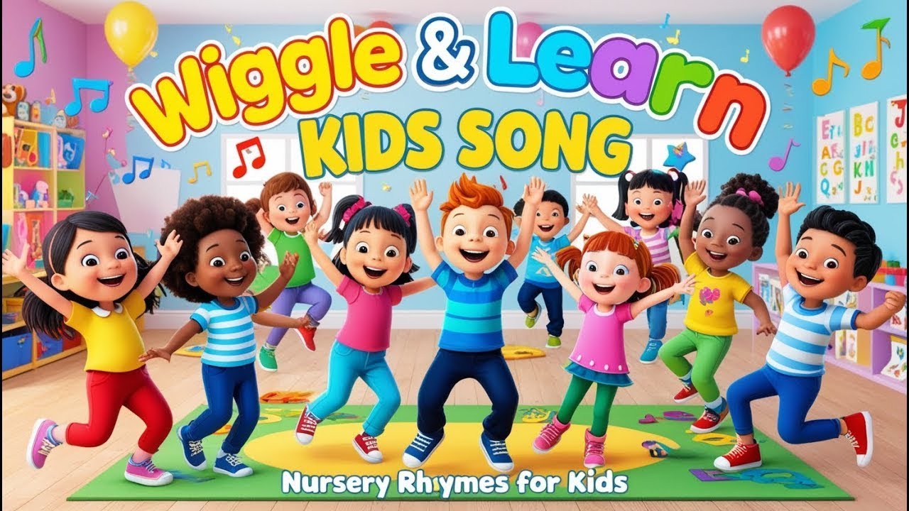 Wiggle and Learn - Fun Kids Song for Movement & Learning - YouTube