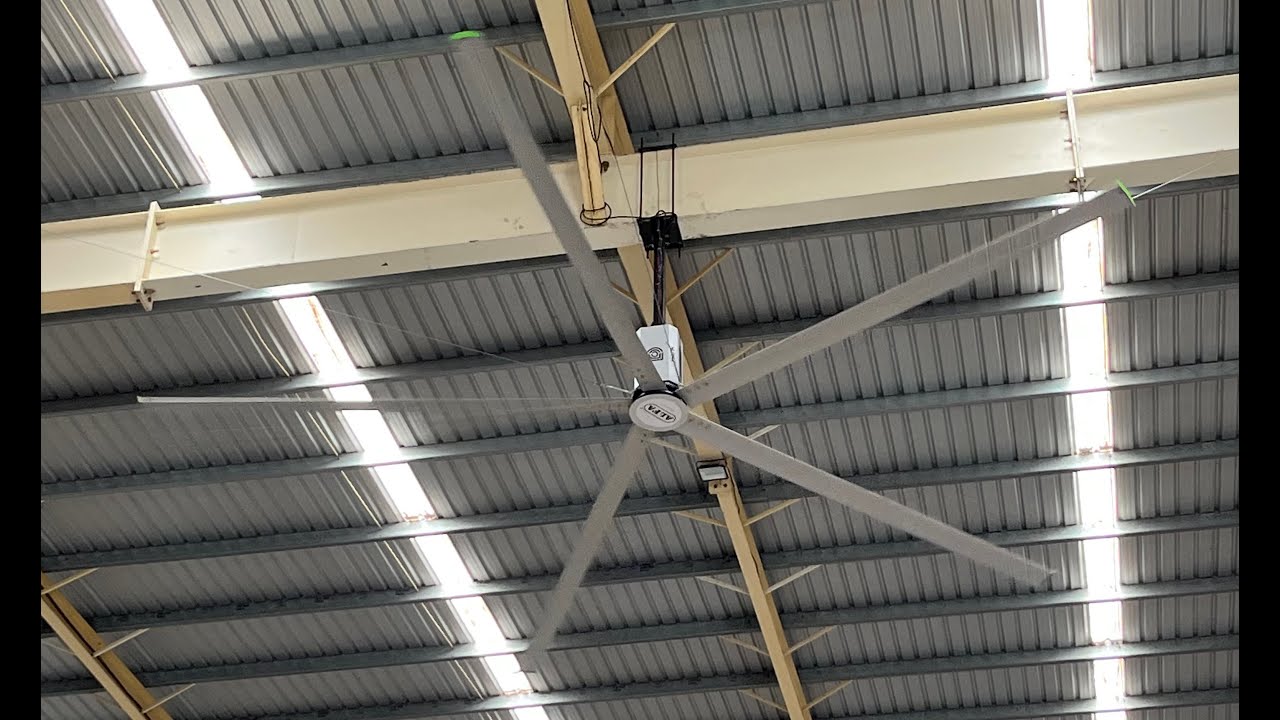 ALFA HVLS | Operation Video | www.alfafans.in - YouTube