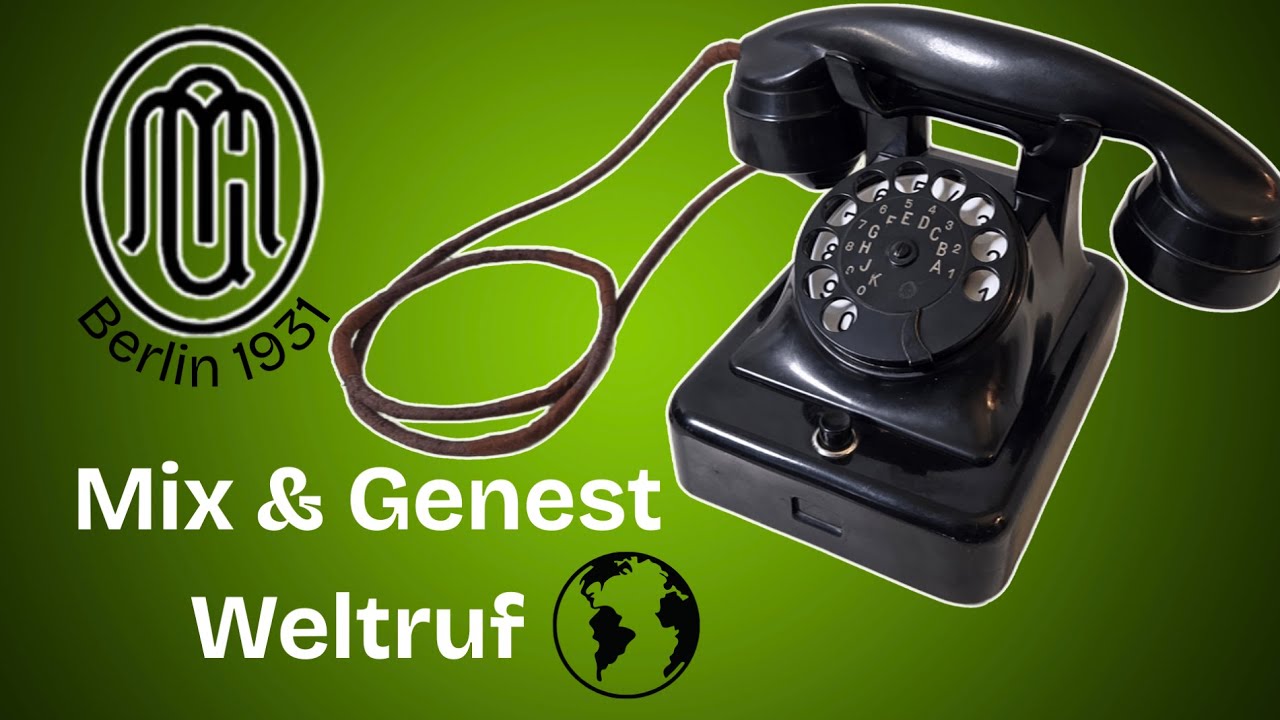 Mix & Genest Weltruf von 1931 aus Berlin ! erklärt reingeschaut # ...