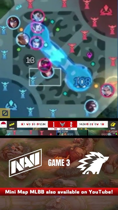 [Mini Map] NAVI vs ONIC - Game 3 - Week 4 Day 1 - Regular Season - MPL ID S15 - YouTube