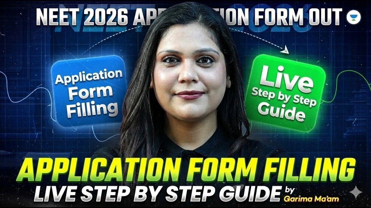 🚨LIVE: NEET 2025 Application Form Filling Guide | Step-by-Step Guide ...