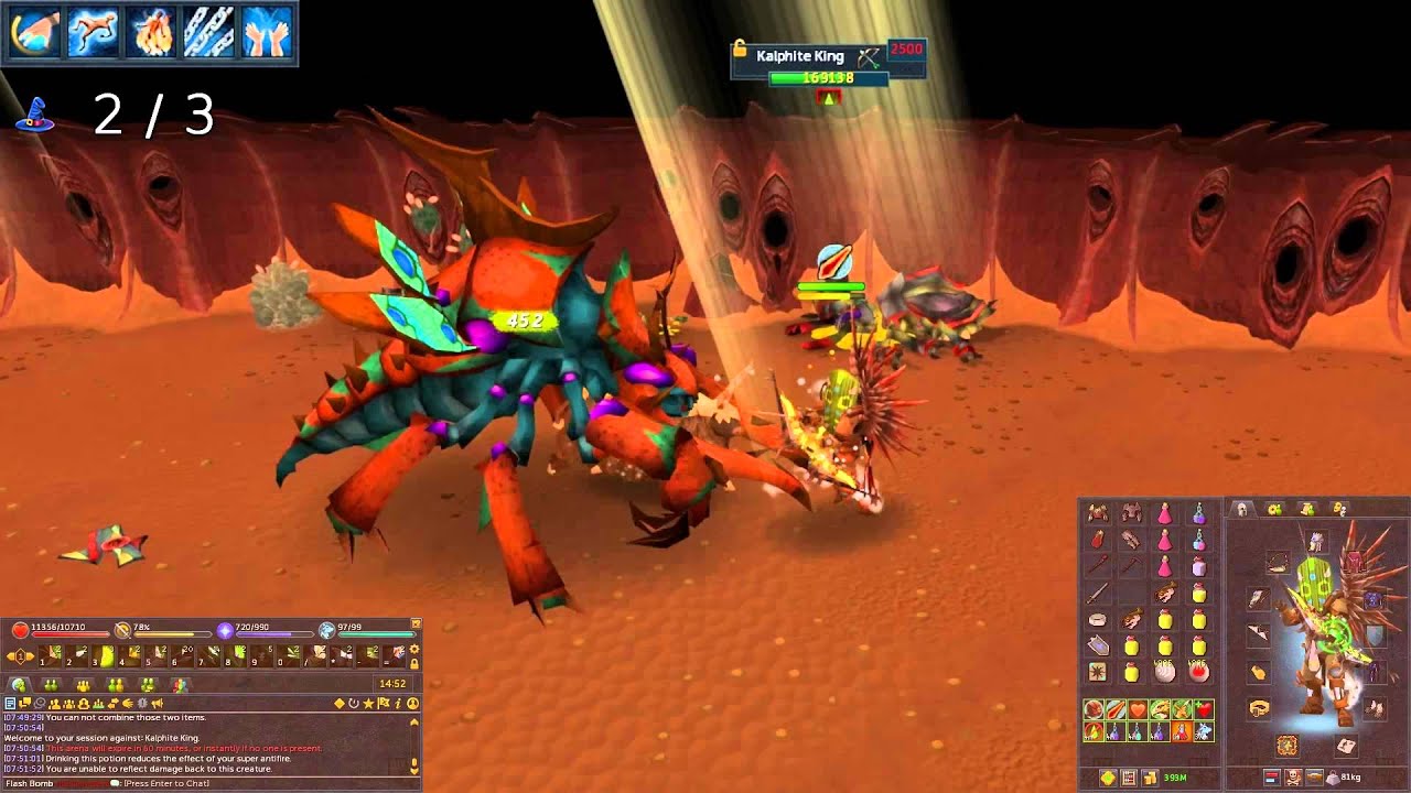 [RS3] Kalphite King Solo 2H Weapons ONLY [3:42] - YouTube