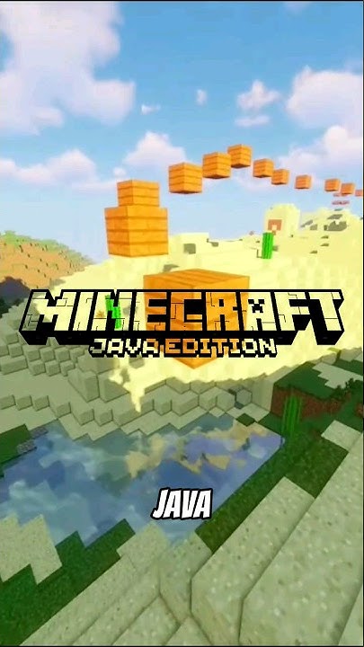 QUAL O MELHOR MINECRAFT JAVA OU MINECRAFT BEDROCK!#shorts # ...