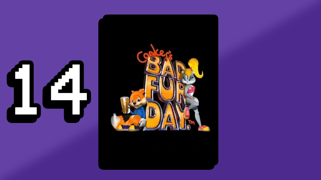 LIVE Let's Play: Conker's Bad Fur Day (N64): Part 14: Conker's Bat Fur ...