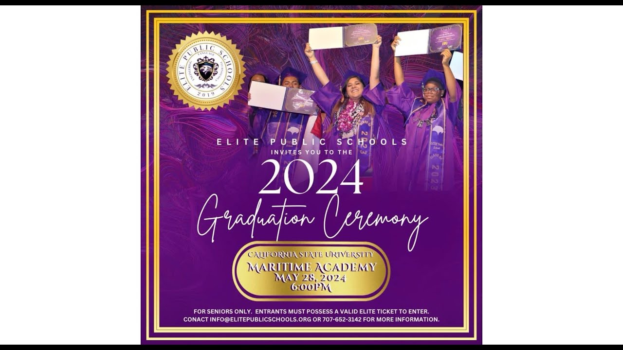 ELITE Public School Class of 2024 Graduation Ceremony - YouTube