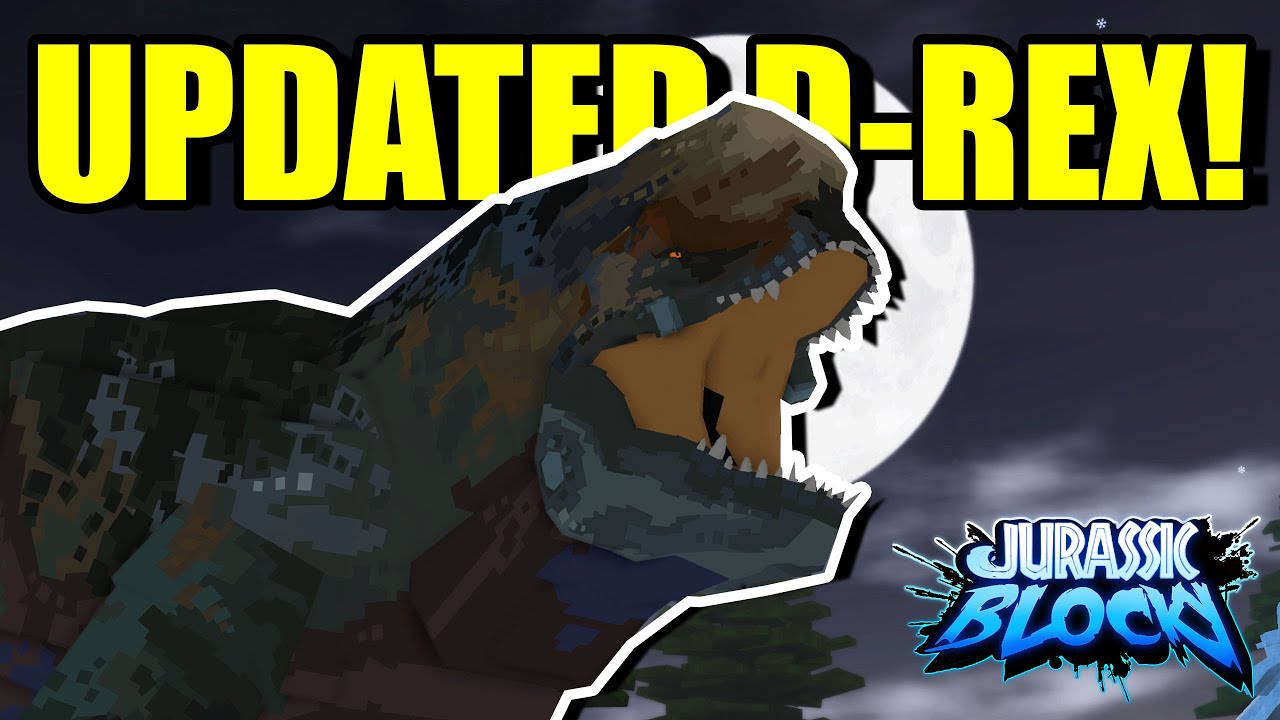 D-REX is being UPDATED AGAIN? | Jurassic Blocky Christmas - YouTube