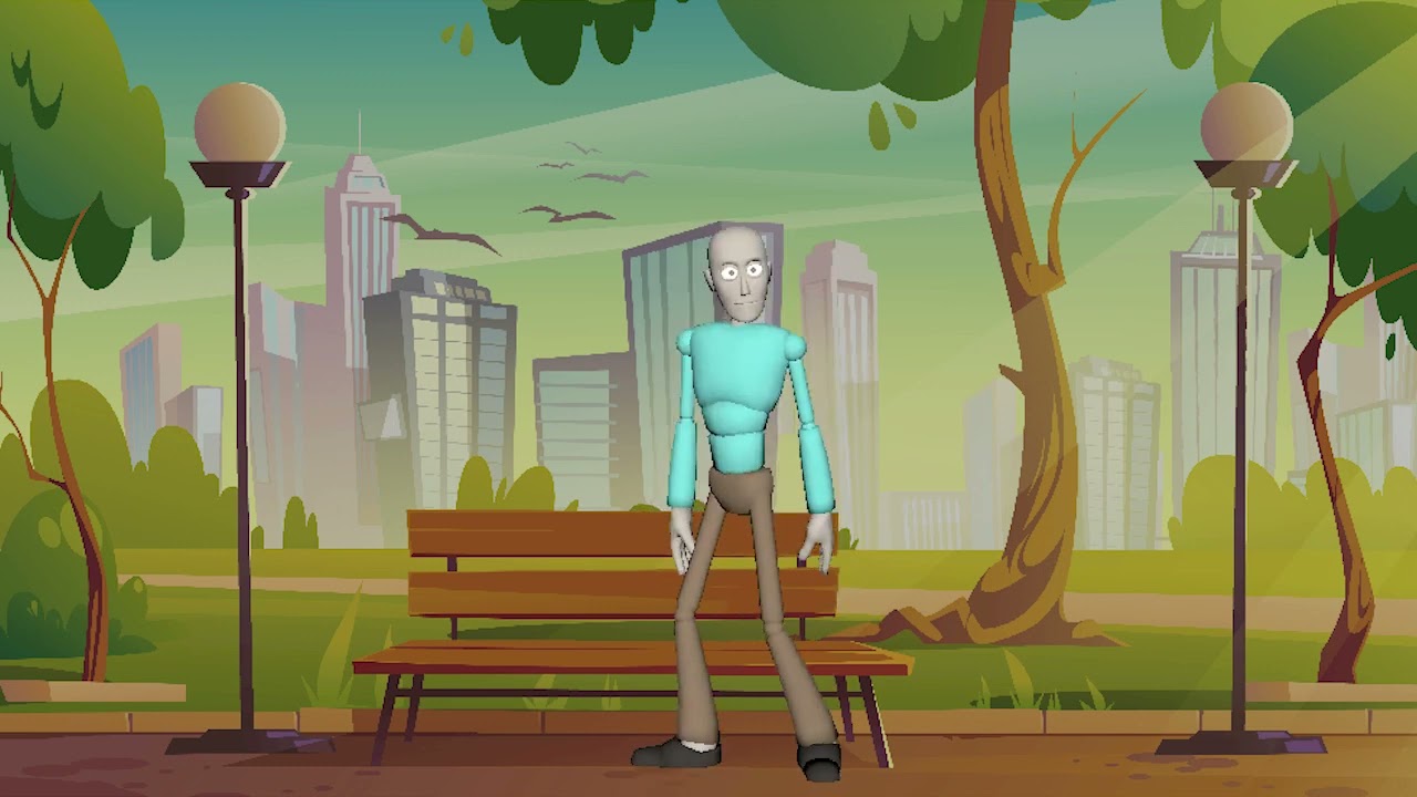 turn right and left animation - YouTube