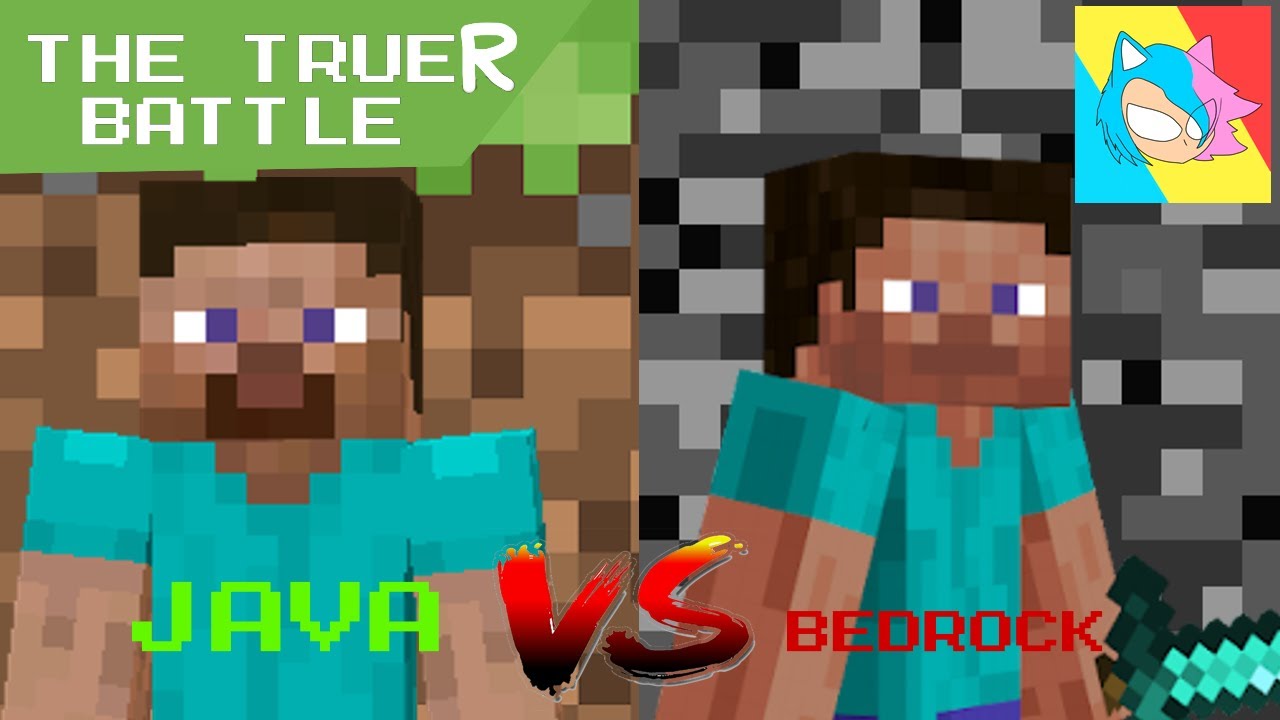 Who is stronger- Minecraft Java or Minecraft Bedrock? Java vs Bedrock ...