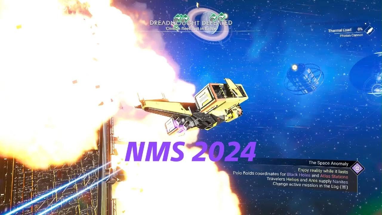 NMS Dreadnought + My Custom Freighter | 2024 Gameplay - YouTube