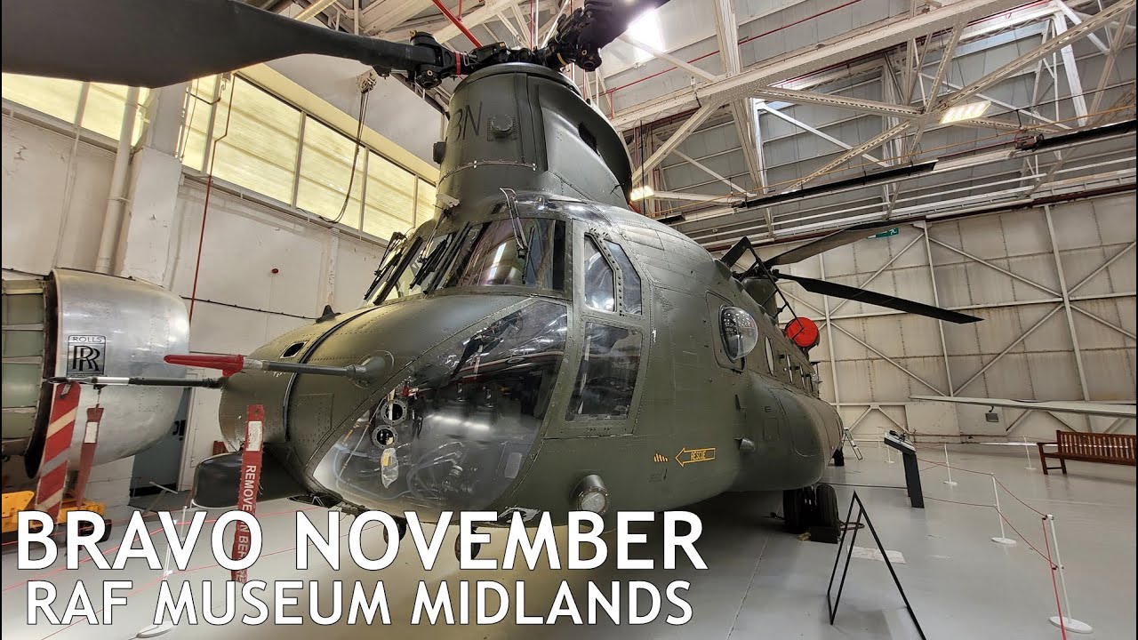 Bravo November - Chinook ZA718 walk around RAF Museum Midlands (Cosford ...