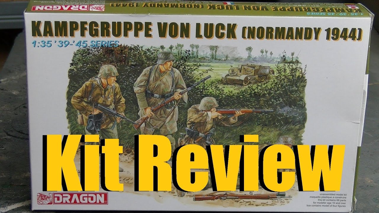 Kit review: Dragon Kampfgruppe von Luck in 1/35 scale - YouTube