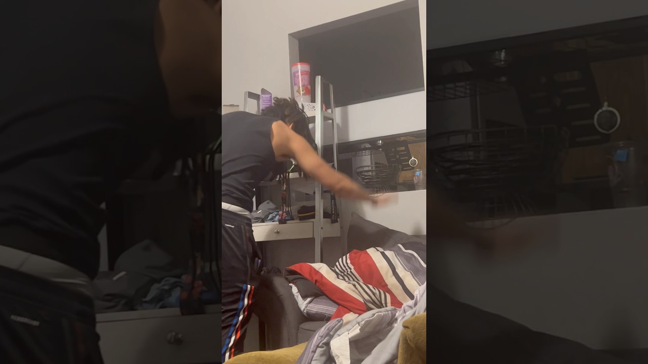 I SLEEP HERE😭 #shorts - YouTube