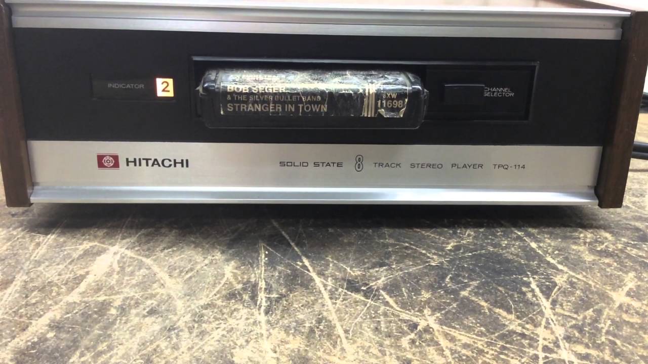Hitachi 8 Track Player - YouTube