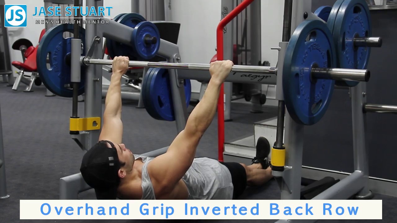 Overhand Grip Inverted Back Row - YouTube