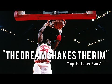 Top 10 Hakeem Olajuwon Career Dunks | The Dream Shakes the Rim 🔥