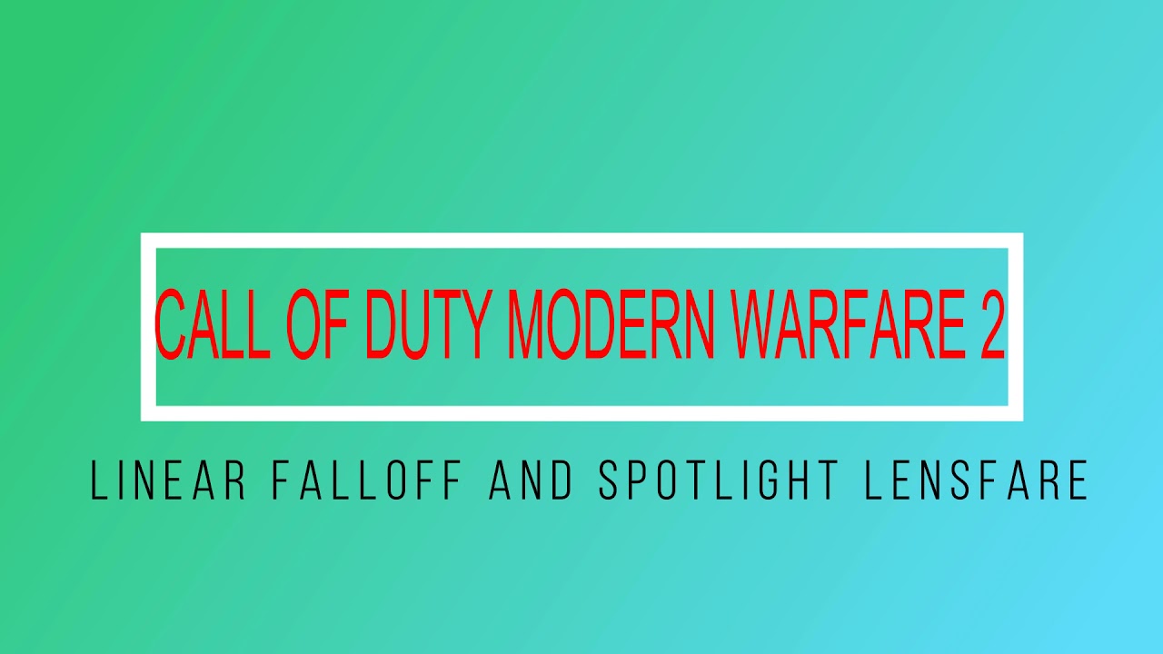 [Read Description]Call of duty modern warfare 2. Error fix 'Falloff ...