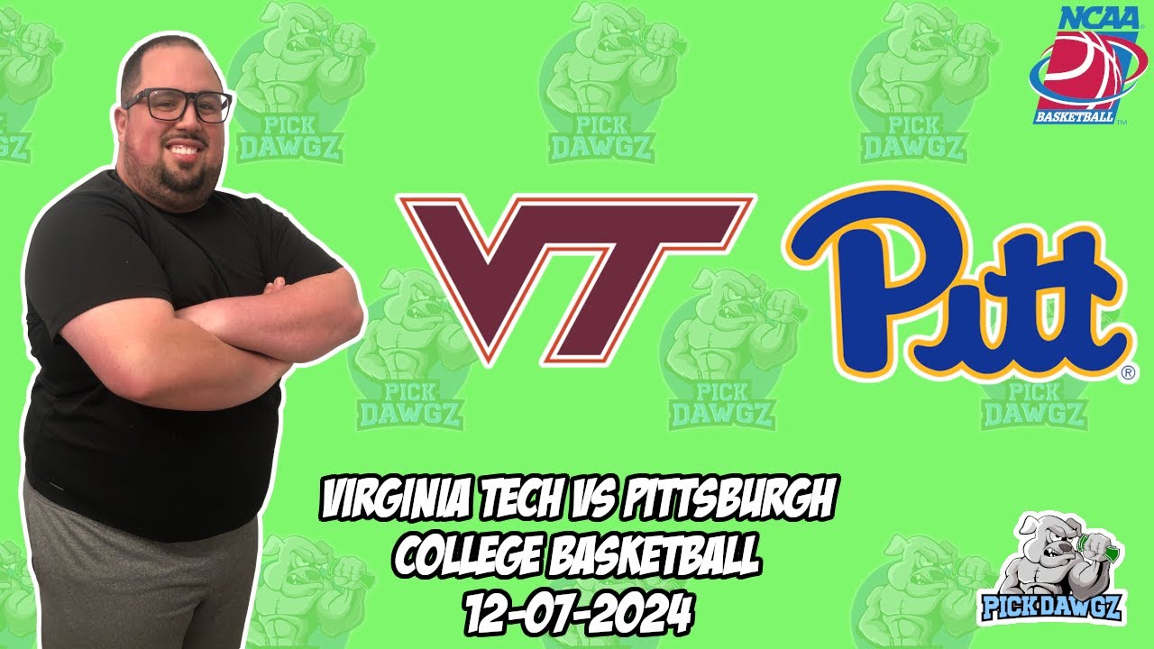 Virginia Tech vs Pitt 12/7/24 Free College Basketball Picks and ...