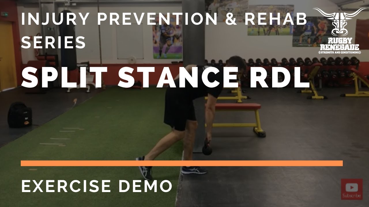 Rugby Renegade | Split Stance RDL - Exercise Demo - YouTube