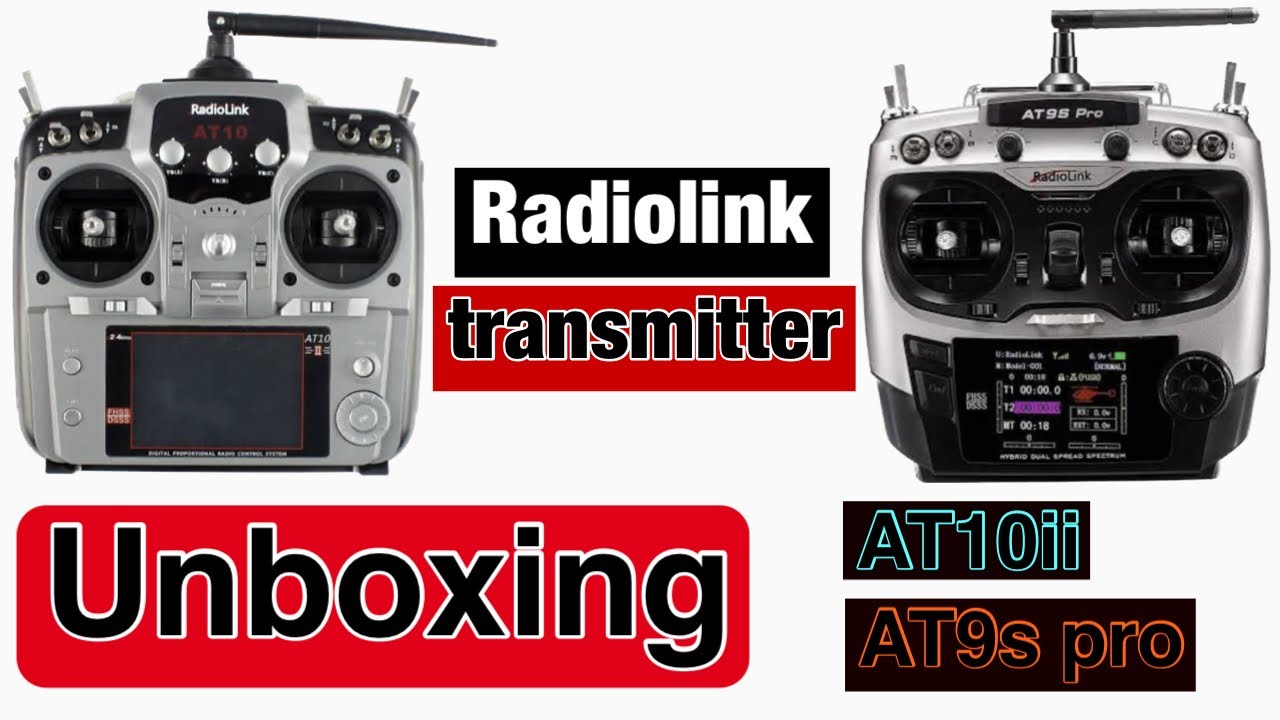 Radiolink transmitter AT9s pro unboxing - YouTube