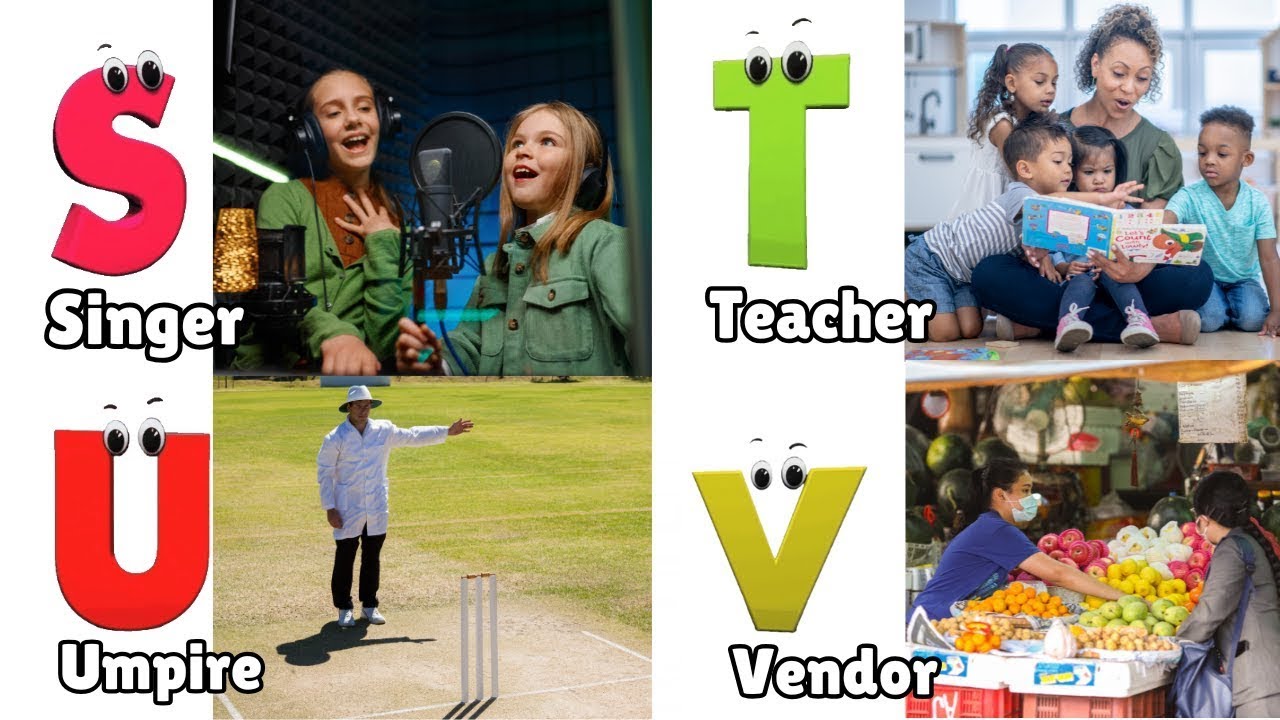 Occupation Alphabet Song | Occupation ABC Song | Phonics for Kids ...