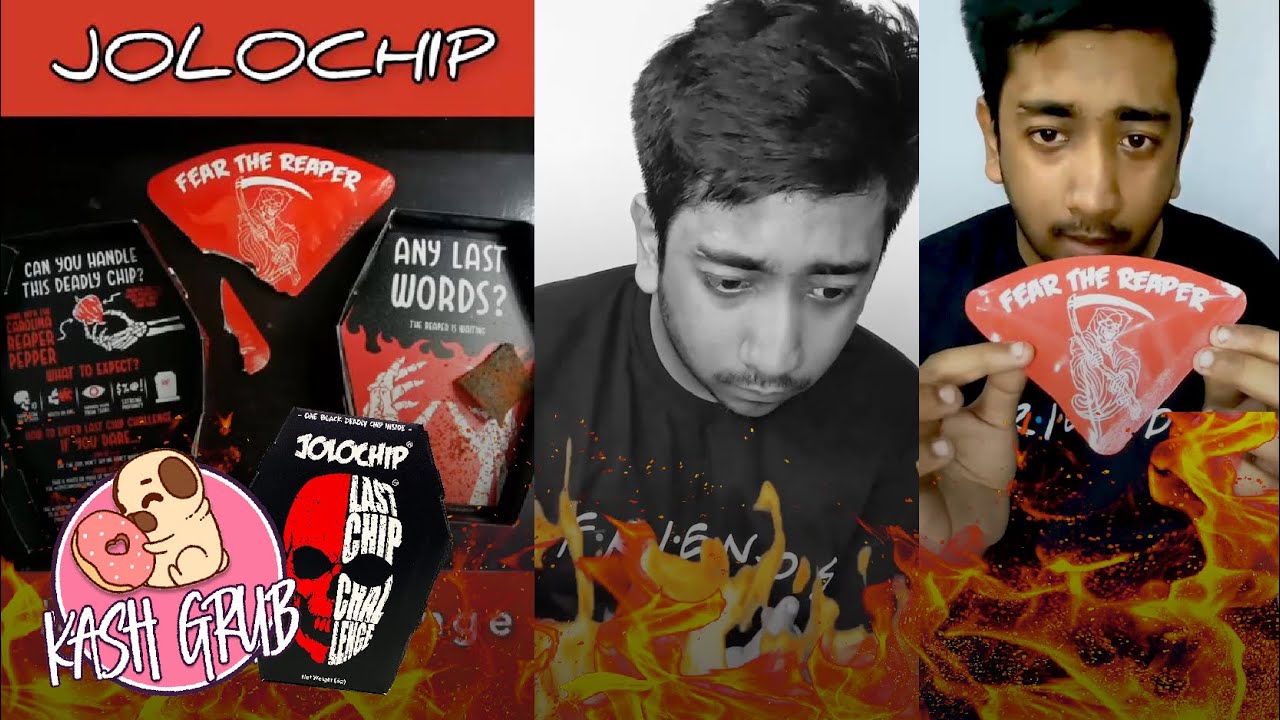 @jolochip world’s most spicy 🌶 chip!! At last, I ate this Deadly Chip ...