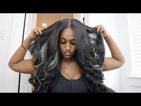 HOW I WASH MY QUICK WEAVE INSTALL...ADDING SOME SPICE TO IT ! - YouTube