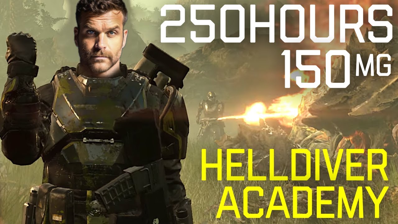 250 HOURS and 150mg | HELLDIVER ACADEMY - YouTube