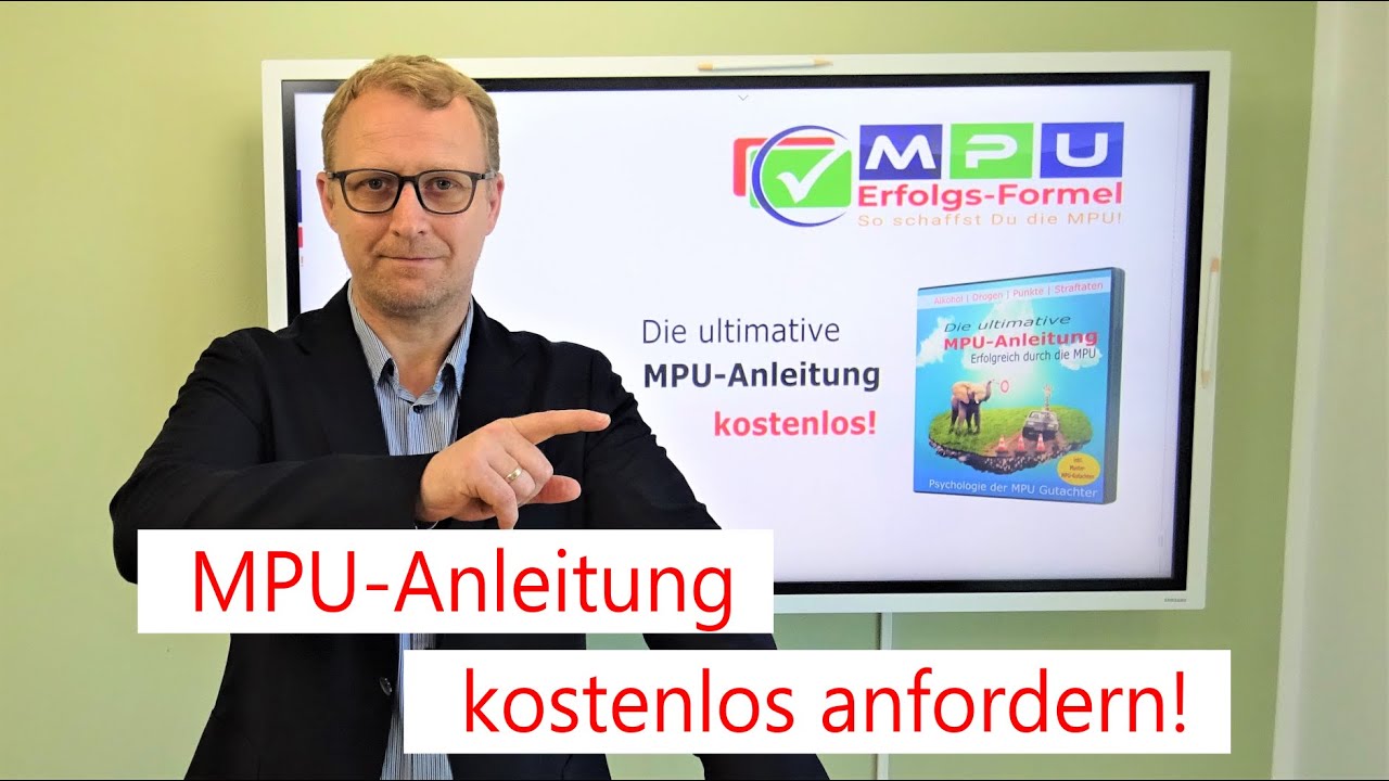 MPU-Anleitung! MPU Erfolgs-Formel - YouTube