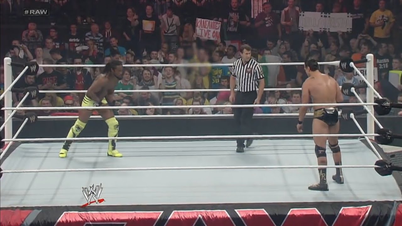Lucha Completa: Kofi Kingston Vs Alberto Del Rio - WWE Raw 05/12/2012 ...