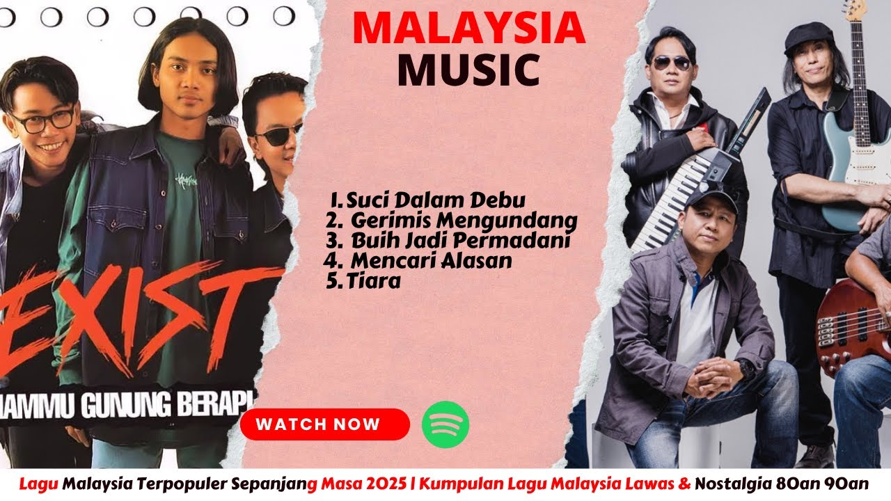 Lagu Malaysia Terpopuler Sepanjang Masa 2025 | Kumpulan Lagu Malaysia ...