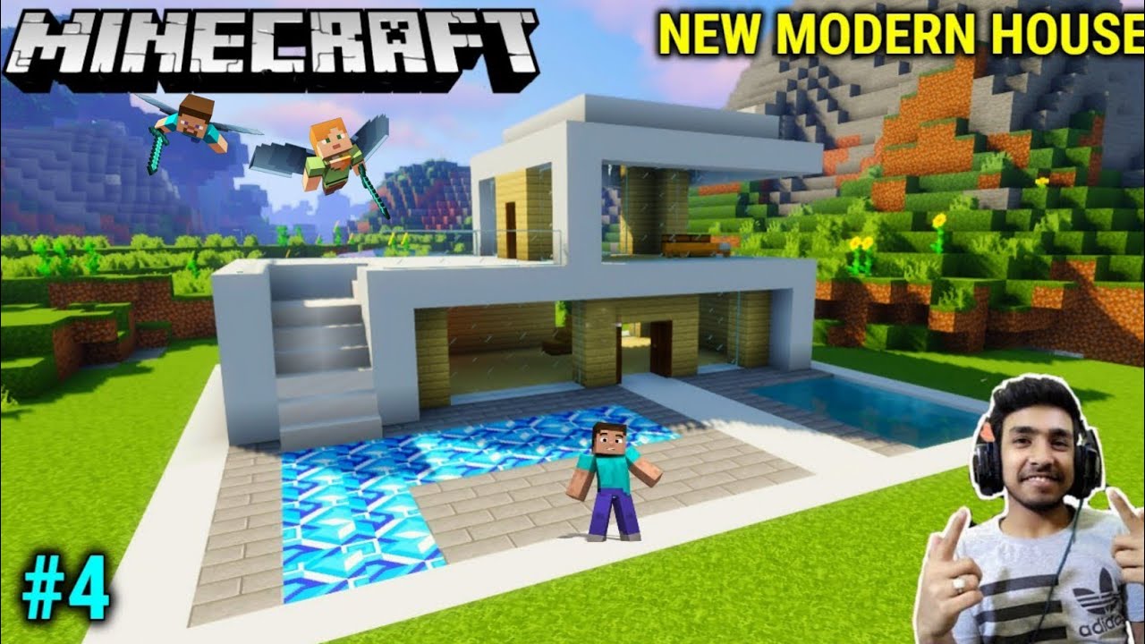 Minecraft My First mansion house mini mansion back castle 🏯🏰# ...