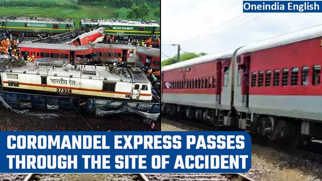 Odisha Train Mishap: Coromandel Express passes through accident site, to run today | Oneindia ...