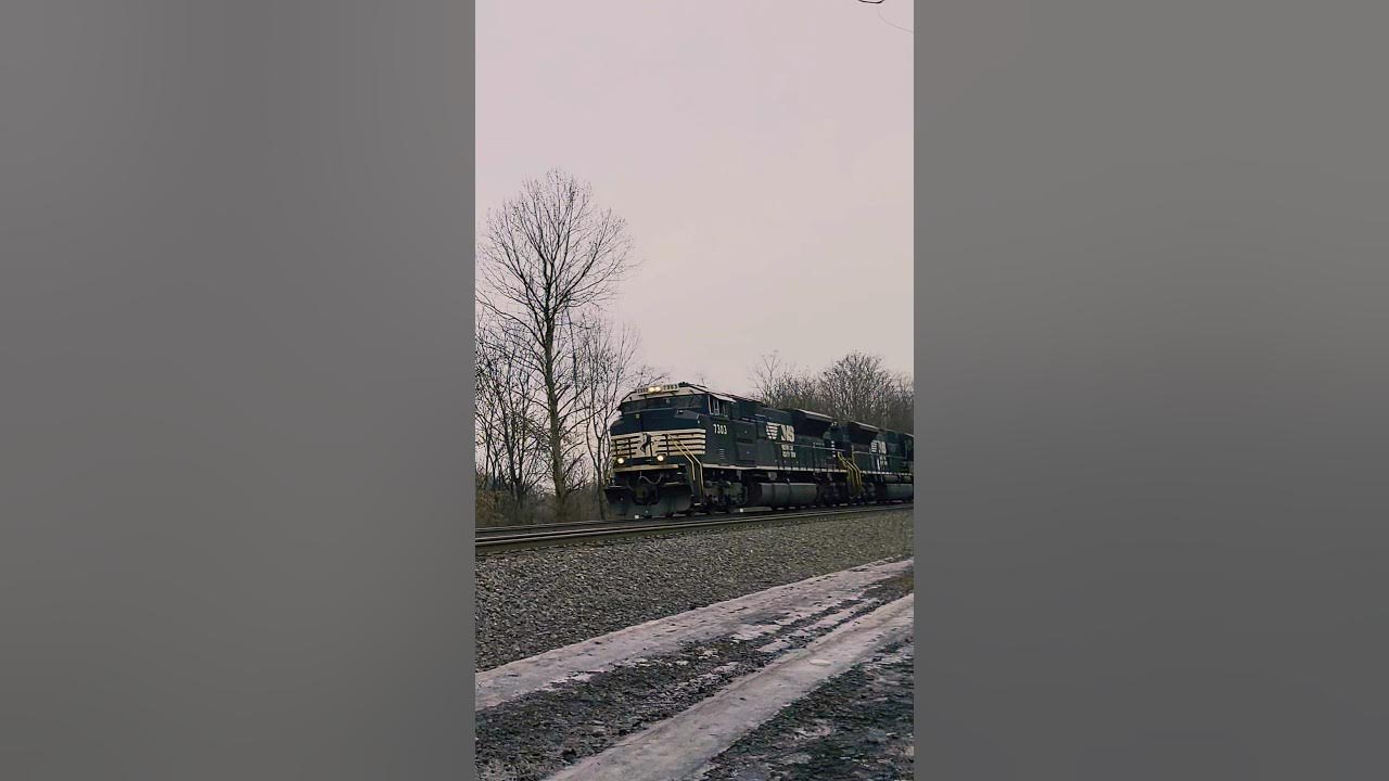 7303 and 7247 NS Locomotives - YouTube