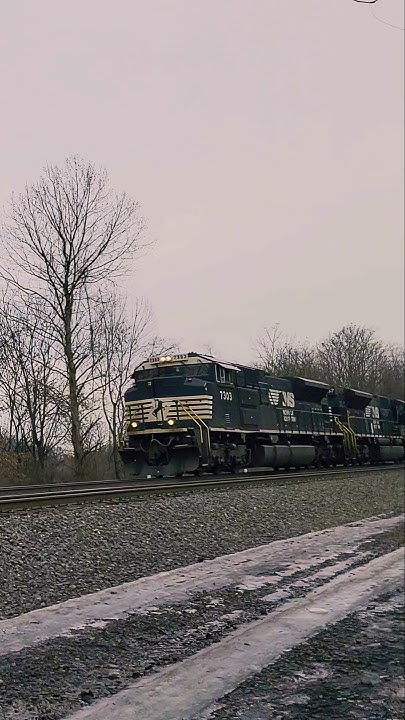 7303 and 7247 NS Locomotives - YouTube