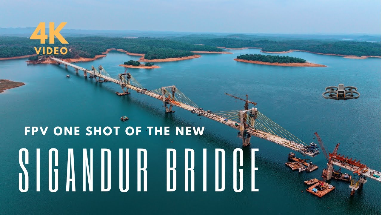 First Look: FPV One-Shot of Singadur’s Stunning New Cable Bridge - YouTube
