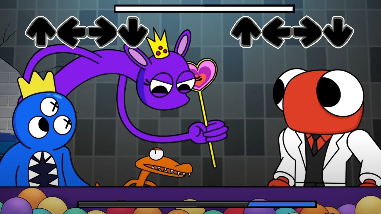 FNF belike - JESTER Became a MONSTER & Everyone NEED HELP! in Friday ...