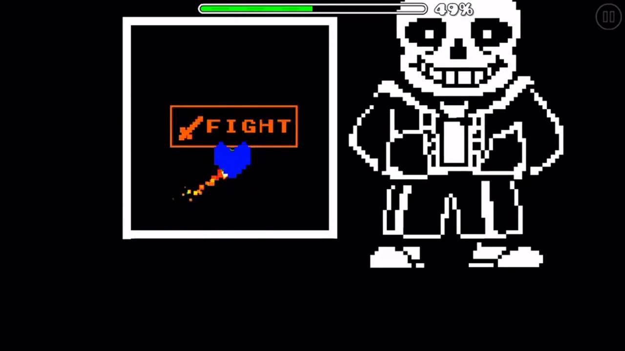 Geometry Dash UnderTale: SanS (By mulpan) - YouTube