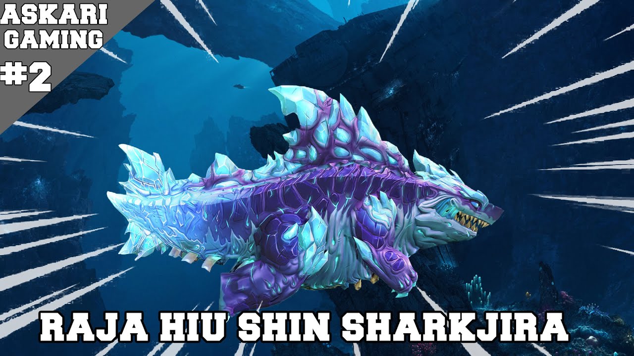 Raja Ikan Hiu Terbesar Shin Sharkjira! Hungry Shark World - YouTube