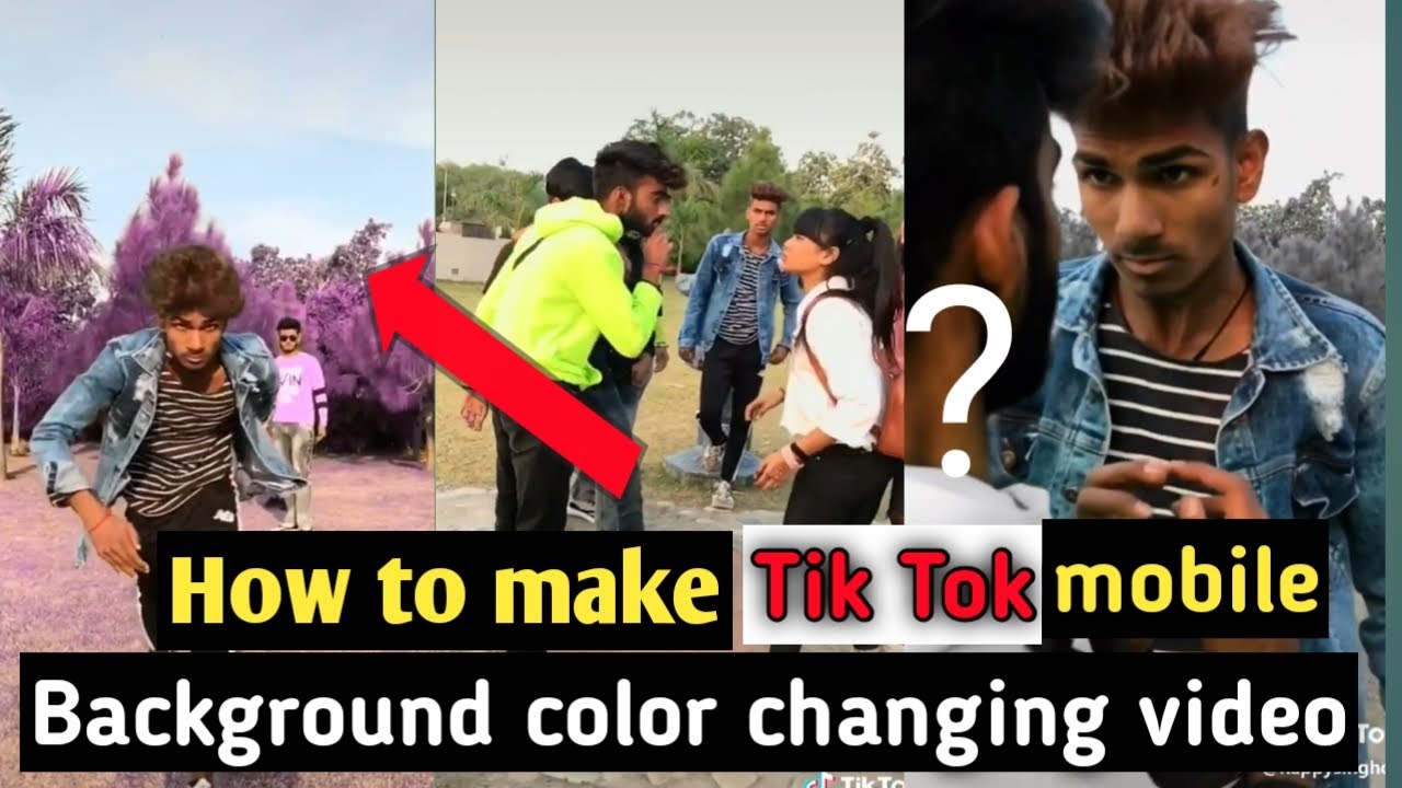 How to background color chang || tik tok video.🔥 - YouTube