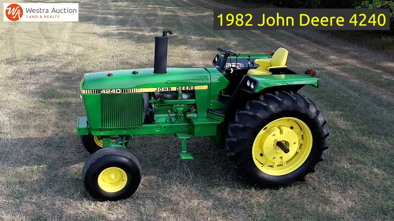 1982 John Deere 4240 - YouTube