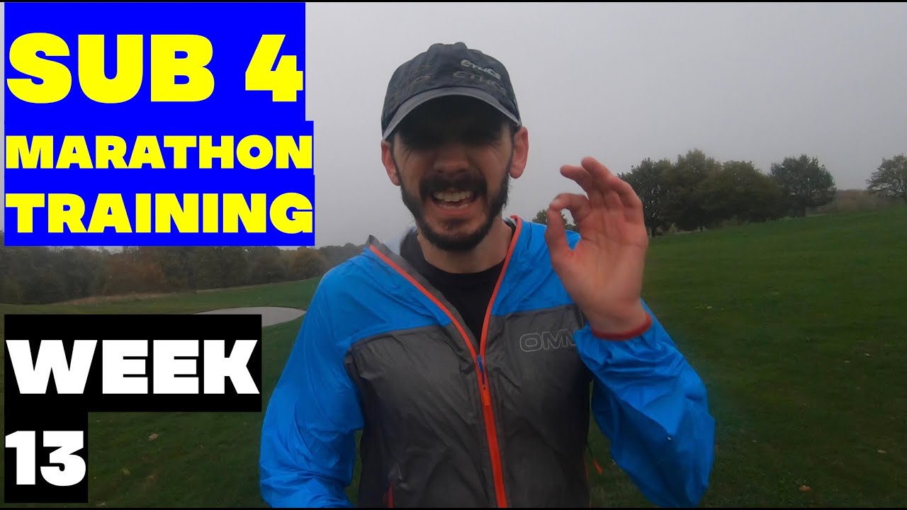 Rebuild: Sub 4 Marathon Training - Week 13 - It's raining - YouTube