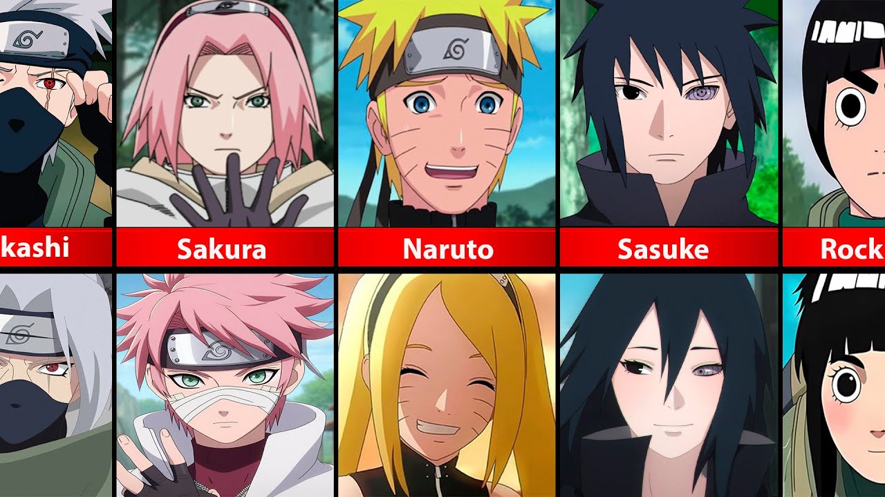 Naruto Characters Gender Swap Version - YouTube