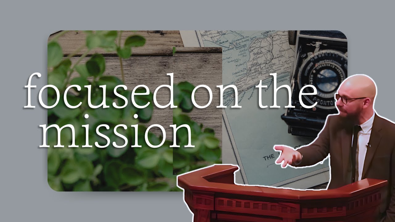 Focused on the Mission by Church Planter Robert Yapp - YouTube
