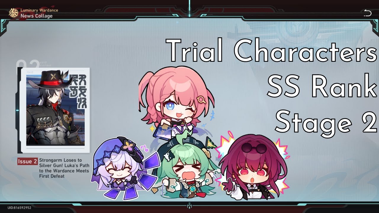 Dreamscape Training: Boothill | Trial Characters | SS Rank | Honkai ...